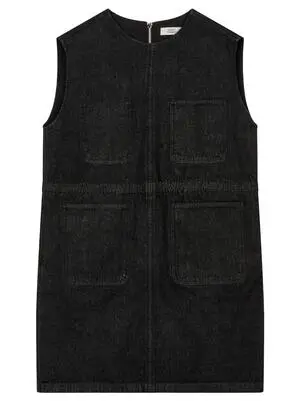 STUDIO TOMBOY Sleeveless Denim Dress - Black