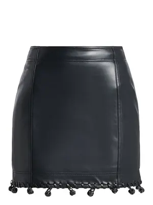 Aje Knot-detail Mini Skirt - Black