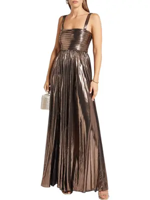 Retrofete Iris Gown - Brown