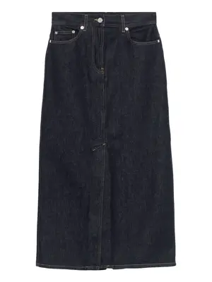 Loulou De Saison Rona Midi Skirt - Blue