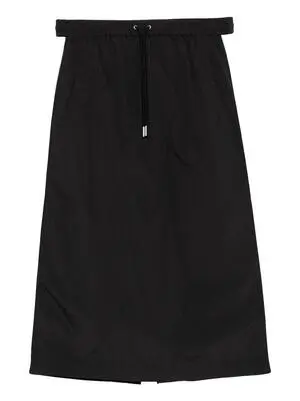Maison Kitsuné Flash Fox Long Skirt - Grey