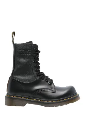 MAISON MARGIELA X Dr. Martens 'twist' Combat Boots - Black