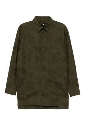 Yohji Yamamoto Floral-print Shirt - Green
