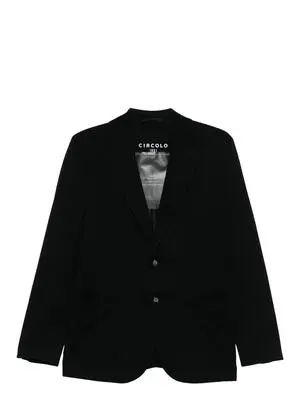 CIRCOLO 1901 Piqué Blazer - Black