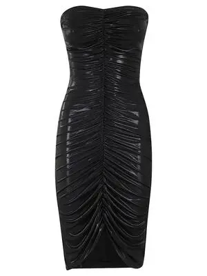 Norma Kamali Draped Dress - Black