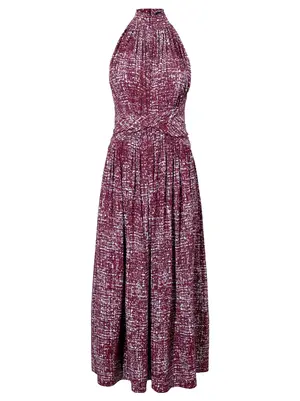 Proenza Schouler Lola Halterneck Dress - Red