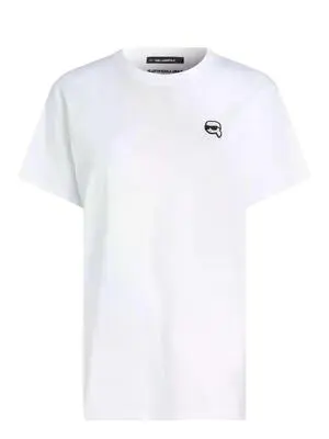 Karl Lagerfeld Ikon Patch T-shirt - White