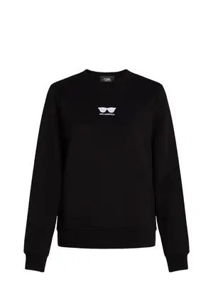 Karl Lagerfeld Embroidered Sweatshirt - Black