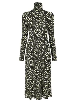 Proenza Schouler White Label Marion Midi Dress - Black