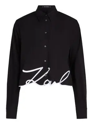 Karl Lagerfeld Signature Shirt - Black