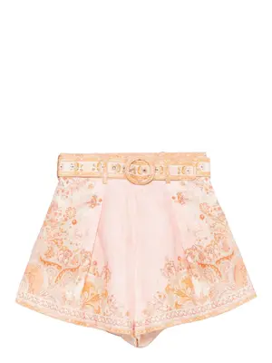 Zimmermann Acacia Printed Shorts - Neutrals