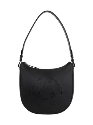 Karl Lagerfeld K/circle Moon Shoulder Bag - Black
