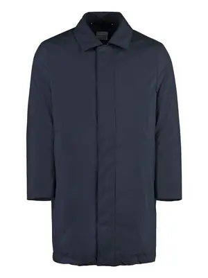 Paul Smith Classic-collar Zipped Parka - Blue