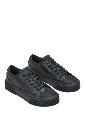 Marc Jacobs Leather Sneakers - Black