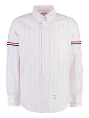 Thom Browne Striped Cotton Shirt - White