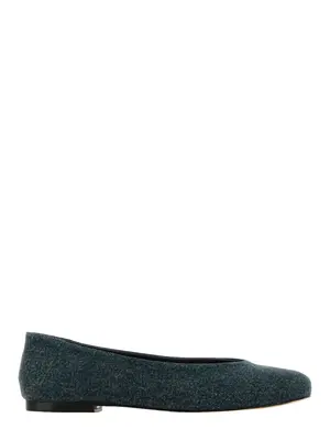 Gimaguas Denim Ballerina Shoes - Blue