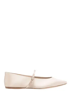 Saint Laurent Gio Ballet Flats - Neutrals