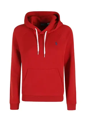 Polo Ralph Lauren Pony-embroidered Hoodie - Red