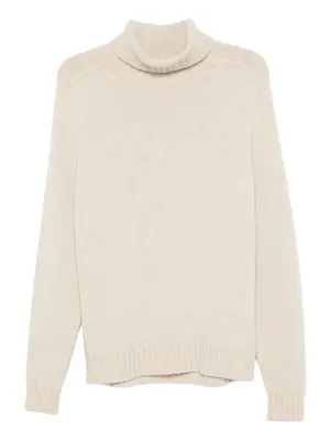 Eric Bompard Roll-neck Sweater - Neutrals