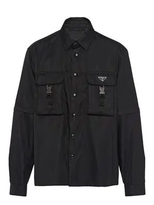 Prada Re-nylon Triangle Shirt - Black