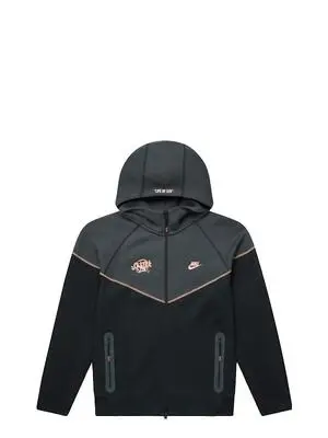 Nike Sportswear Tech Fleece X Central Cee Syna World Full Zip Hoodie - Black/metallic Red Bronze