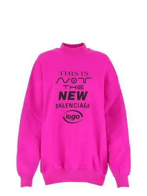 Balenciaga Logo Sweatshirt - Pink
