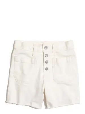 Madewell High-rise Denim Boyshorts - Tile White