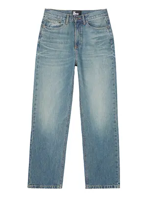 The Kooples Straight-cut Relaxed-fit High-rise Denim Jeans - Used Rapiece