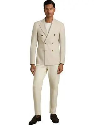 REISS Rathbone Relaxed-fit Cropped Jeans - White