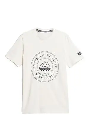 Adidas Mod Trefoil 10 Tee Shirt - Chalk White