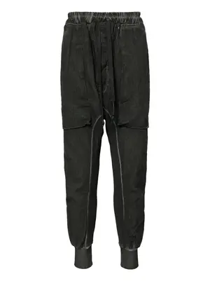 ISAAC SELLAM EXPERIENCE Gusset Stripe Trousers - Grey