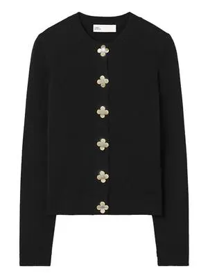 Tory Burch Cashmere Cardigan - Black