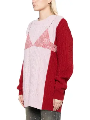 Andersson Bell Lace Lingerie Jumper - Pink
