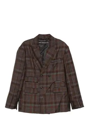 ANDERSSON BELL Soe-check Double-breasted Blazer