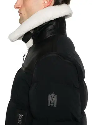 Mackage Robert Jacket With Shearling Trim - Black