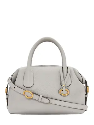 Oscar De La Renta Mini Dahlia Tote - Grey