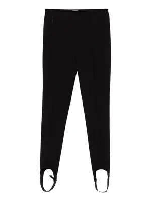 Tibi Compact Ultra Stretch Knit Stirrup Legging - Black