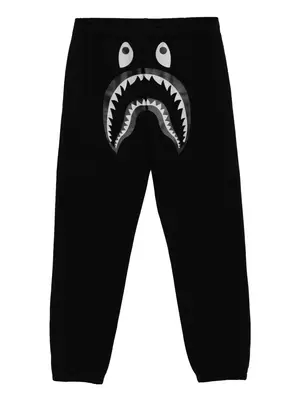 A BATHING APE Shark Track Pants - Black