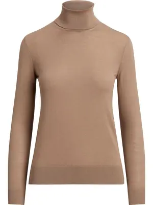 Ralph Lauren Roll-neck Knit Jumper - Neutrals