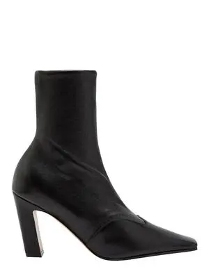 KHAITE Khaite Nevada 85 Leather Ankle Boots
