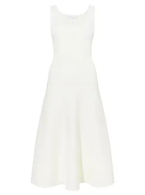 Proenza Schouler White Label Lucia Knitted Dress - White