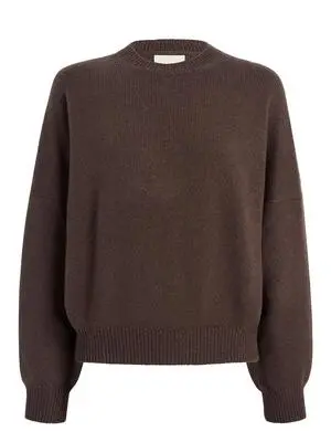 Khaite Margaux Cashmere Pullover - Coffee