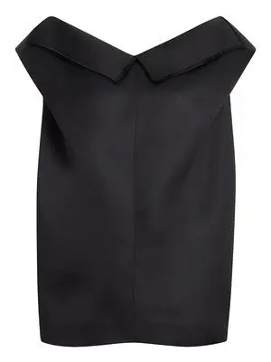Khaite Khaite Selly Off-the-Shoulder Top Black