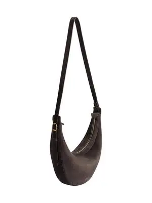 Khaite Small Augustina Crossbody Bag Dark Brown