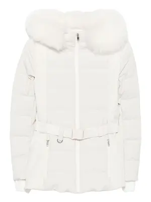 YVES SALOMON Belted Ski Jacket - White