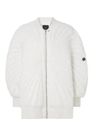 Rick Owens Moncler Radiance Peter Oversized Quilted Down Jacket - White