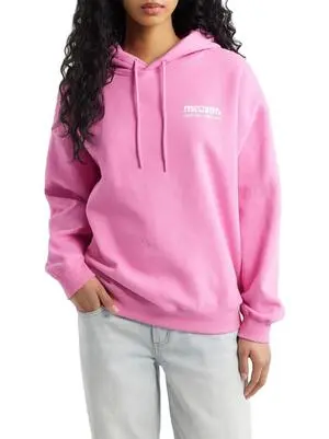 Rip Curl Surf Puff Print Graphic Hoodie - Super Pink