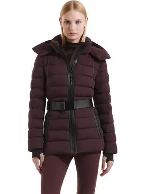 Rudsak Pelin S Short Quilted Down Puffer - Bordeaux