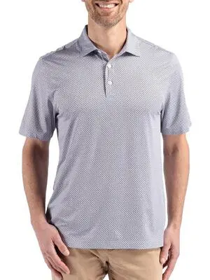 Cutter & Buck Pike Diamond Dot Print Polo Black