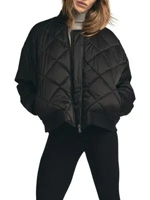 FAVORITE DAUGHTER Favorite Daughter Quilted Bomber Jacket